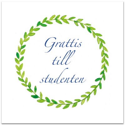 Nobhill Kort Grattis till studenten - Hos Greta