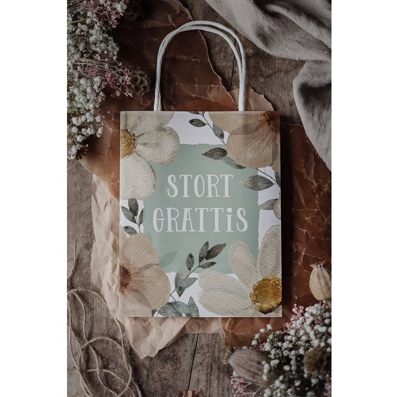 Majas Cottage Gåvopåse Stort Grattis - Hos Greta